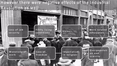 Negative effects of the revolution.