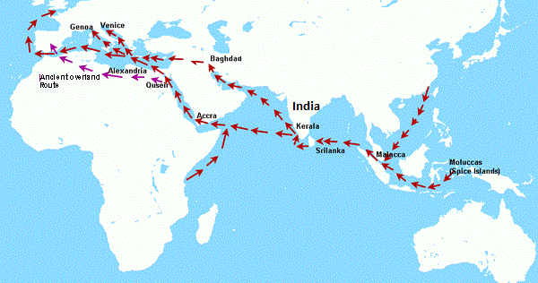 "(Brief) History of European - Asian Trade." European Exploration. N.p ...