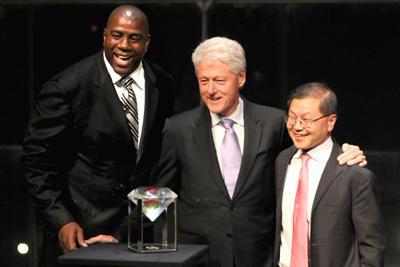 David Ho is 's life were Los Angeles California Lakers basketball star Earvin "magic" Johnson