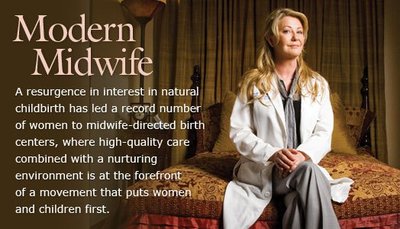Today, midwifery is more popular in Europe and the East than it is here ...