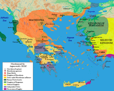 Alexander inherits Macedonia after his father's death.