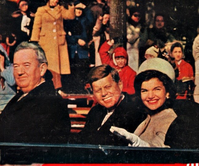 According to this picture, the inauguration of John F, Kennedy as the ...