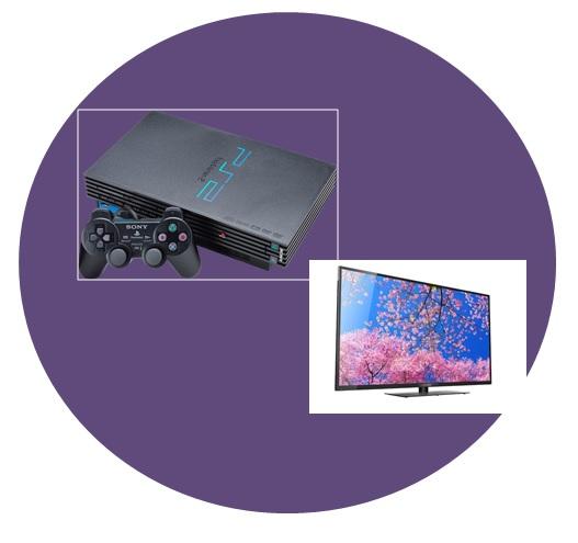Playstation 2, LCD TV