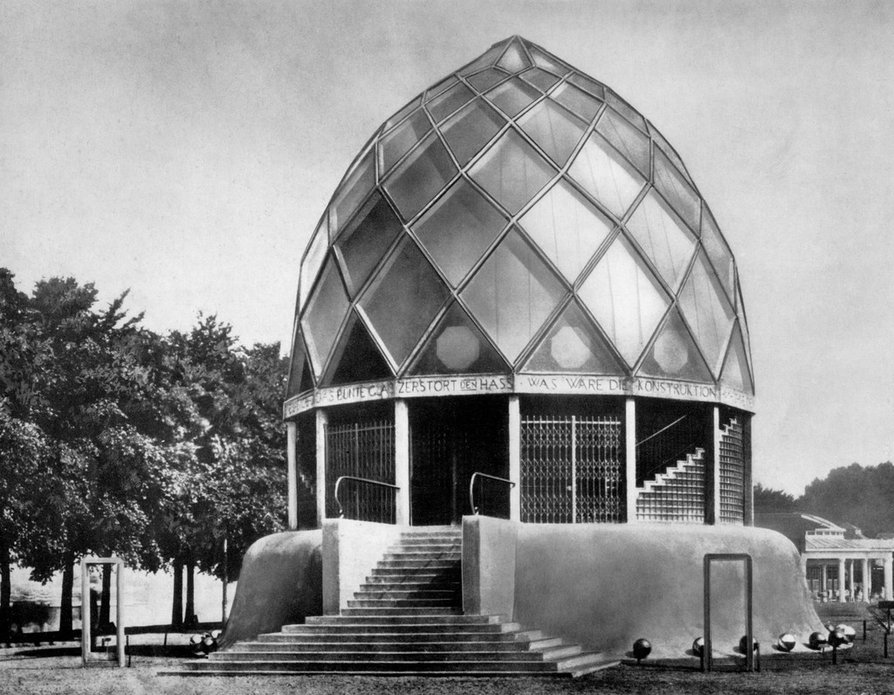 Taut, Bruno. 1914. Glass Pavilion Werkbund Exhibition. https ...