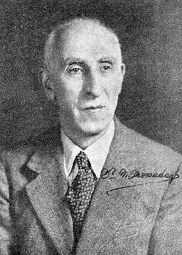 Mossadegh, shortly after being made Prime Minister.