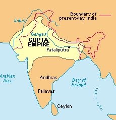 This is a picture of the location of the Gupta Empire. The Gupta Empire ...