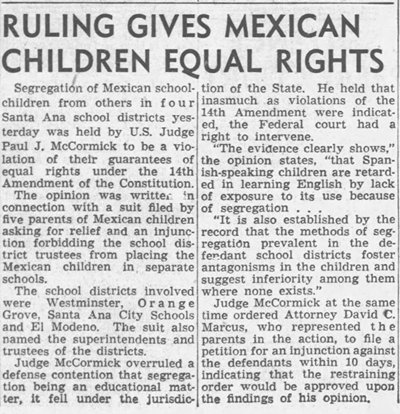 Mendez v. Westminster 1947