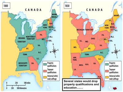 Universal White Male Suffrage: Expanding Democracy