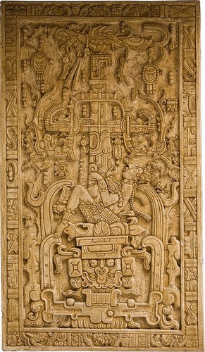 683 CE: Lid of the Sarcophagus of Pakal the Great