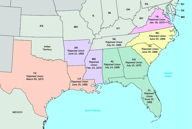 Texas readmitted to the union - On March 30, 1870 , the United States ...