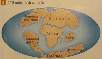 Circa 140 milioni di anni fa, altri grandi masse continentali si ...
