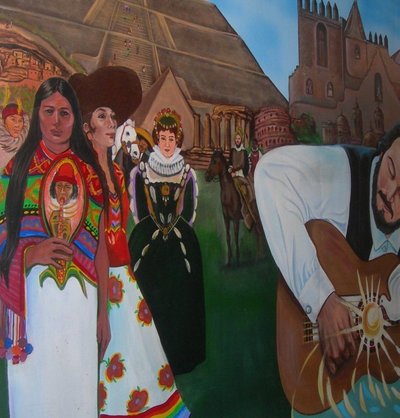 Different cultures living in the missions.