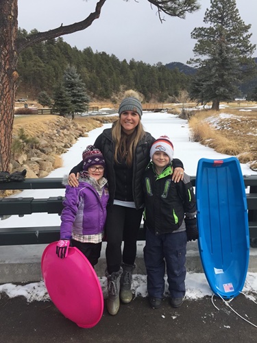 This is me and my family when we lived in Colorado still.