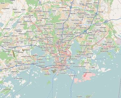 Map of Helsinki