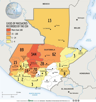 “Guatemalan genocide.” the extermination of the Mayan community by the ...