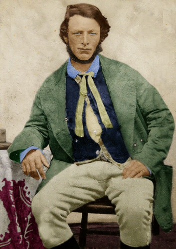 This is an image of ben hall before he became a dangerous bushranger.