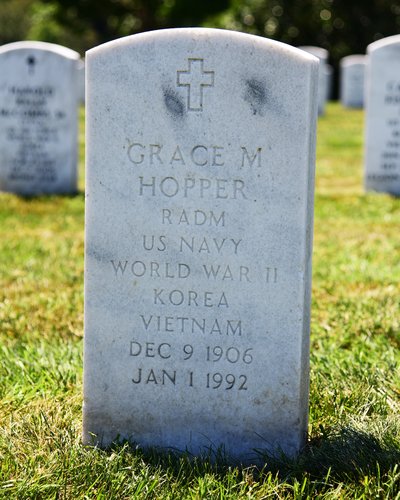 "Grace Hopper, Computer Pioneer" by Ian E. Abbott is licensed under CC ...