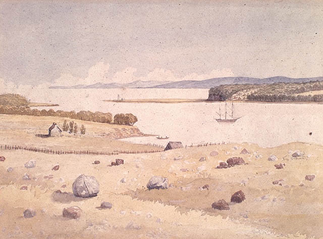 "Entrance to Pictou Harbour", Alexander Cavalie Mercer, July 10 1839 ...