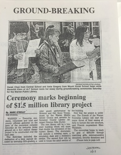 On November 13, 1993, officials and residents celebrated the ...