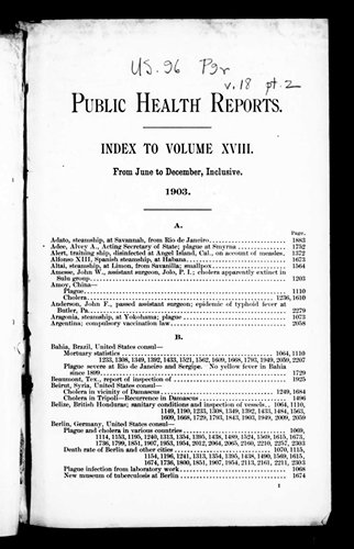 Disease and Diagnosis