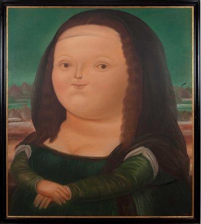 Fernando Botero, "Monalisa", 1978 (Image Source: Banco de la República ...