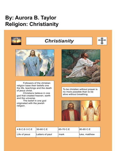 Christianity began officially during 1 century A.D.
