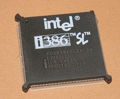 1990, Intel 80 386SL