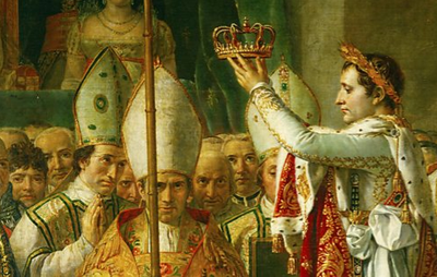 Napoleon crowning himself