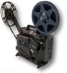 Classroom film projector.