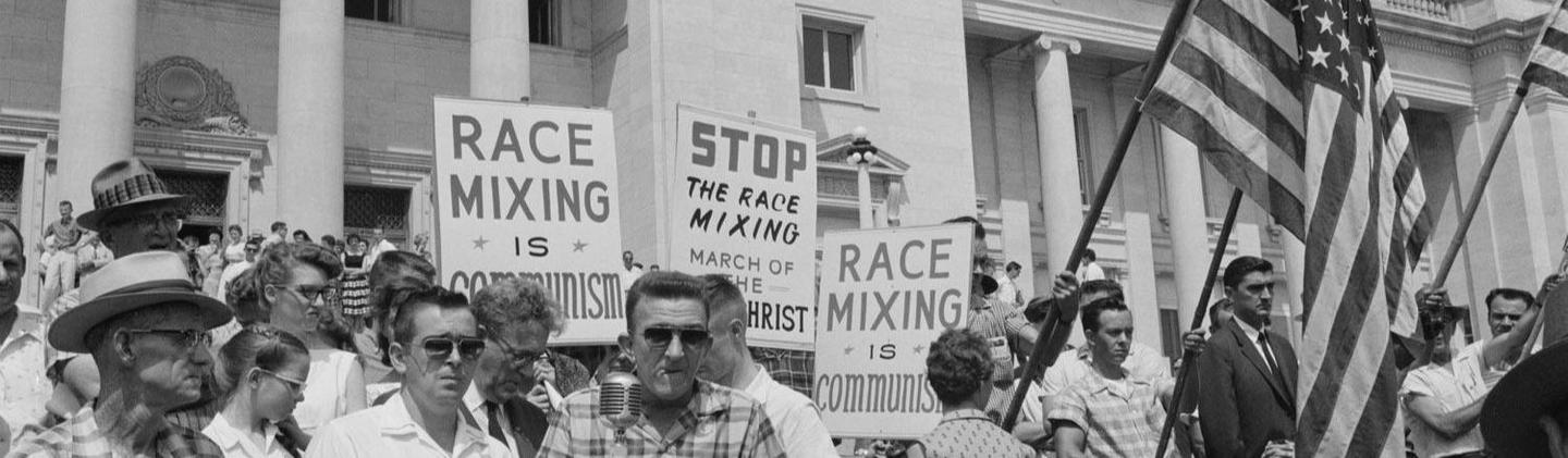 Little Rock Integration Protest (Wikimedia Commons)