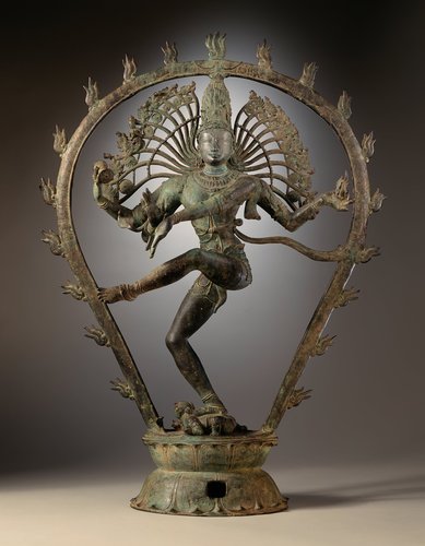 Patung Nataraja, Dewa Siwa sebagai Penari Semesta. Siwa adalah salah ...
