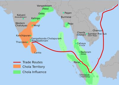 Chola Dynasty Map - image from http://v.ht/PeJF