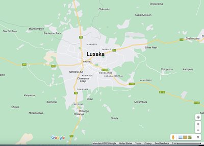 Lusaka Map