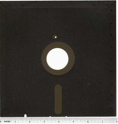 First 8-inch floppy disk.