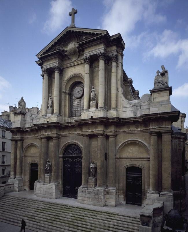 Church of Saint-Roch, 17th-18th century, by architect Jacques Lemercier ...