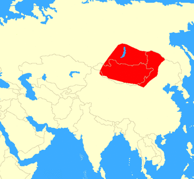 Mongol Empire 1206 A.D.