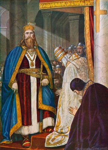 Charlemagne Crowned Holy Roman Emperor