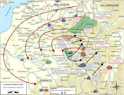 Plan Schlieffen (Agosto, 1914):