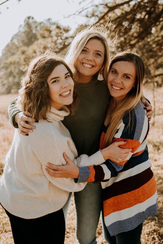 I am the youngest of 3 sisters. My sister on the left is actually also ...