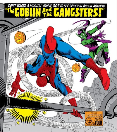 Cover copy by Stan Lee. Art by Steve Ditko.