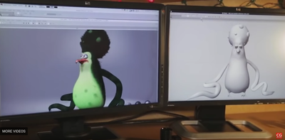 Surfacing department add colors and textures making the surfaces look ...