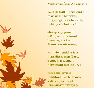 Eleget tudok már az őszről?