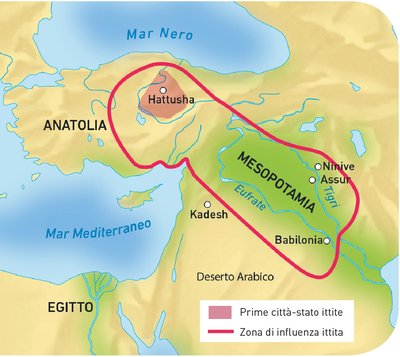 Intorno al 2000 a.C. si stabilirono a nord della Mesopotamia, in ...
