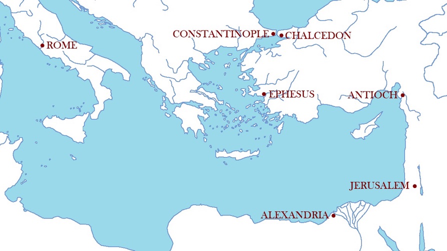 451 Council of Chalcedon: Condemned Eutyches who believed that the two ...