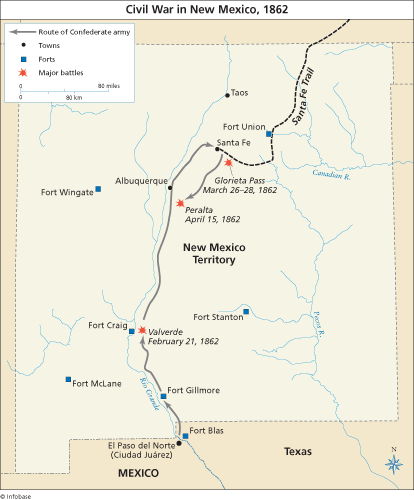 Confederate Brigadier General Henry Hopkin Sibley showed his New Mexico ...