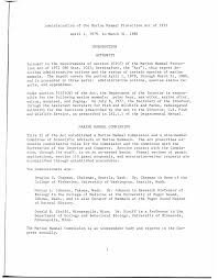 Legal Document of the MMPA of 1972.