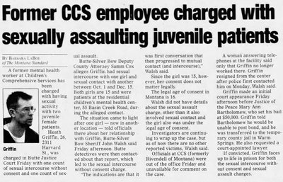 Dec. 2002 – Former CCS worker pleads guilty to having sex with two ...