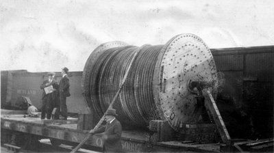 Transatlantic telegraph cable