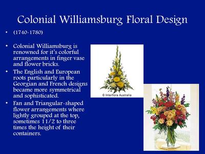 Colonial Williamsburg Period A.D. 1714-1780