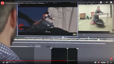 Animation : Compose characters using CG puppet.